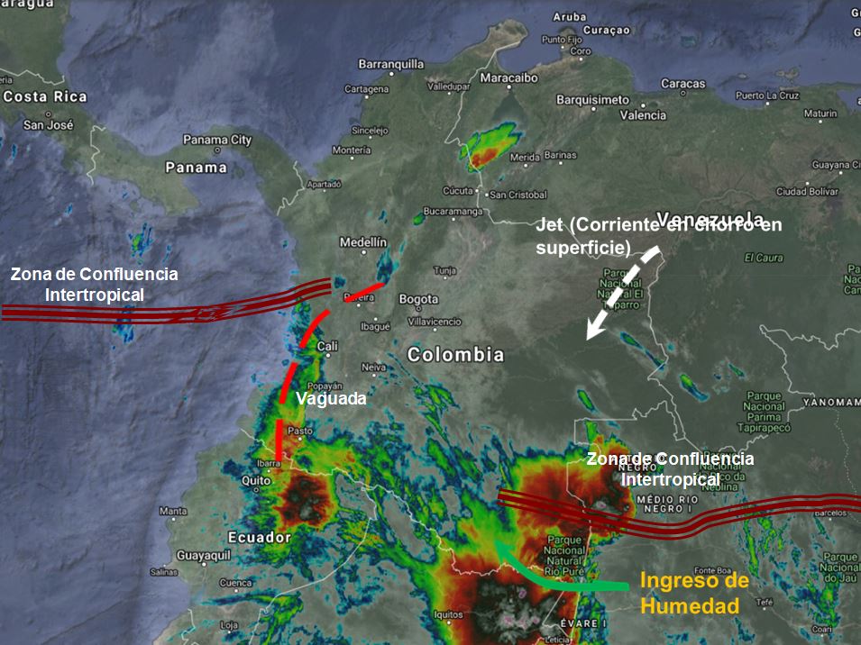 Pronóstico meteorológico para Colombia 24 de enero de 2020 • Canal Clima