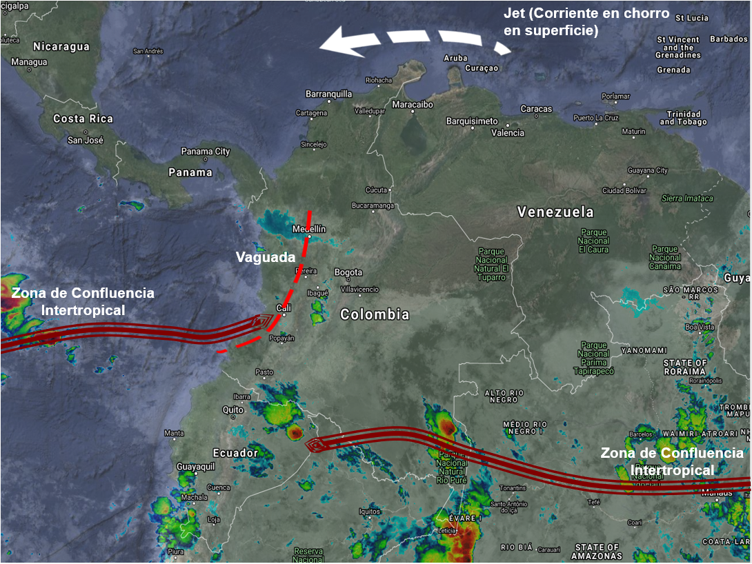 Pronóstico meteorológico para Colombia 03 de marzo de 2021. • Canal Clima