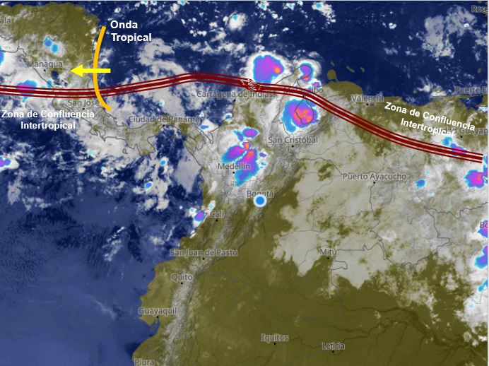 Pronóstico meteorológico para Colombia 23 de Agosto de 2022. • Canal Clima