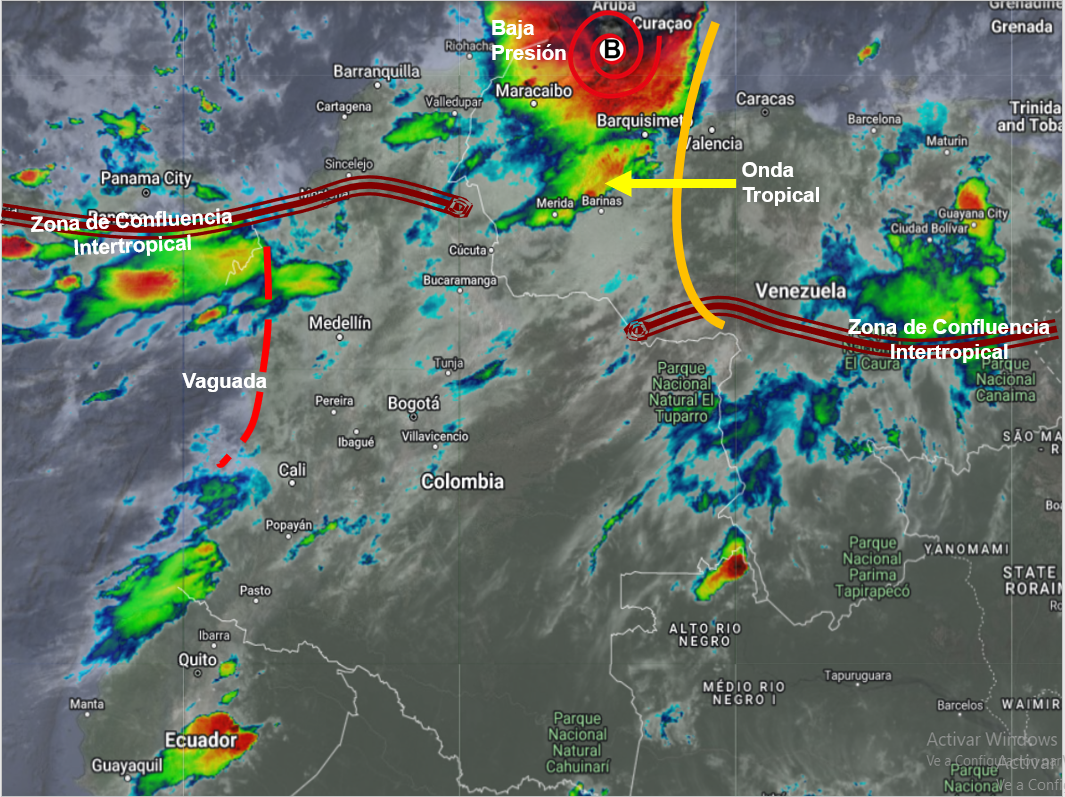 Pronóstico meteorológico para Colombia 23 de Septiembre de 2022 ...