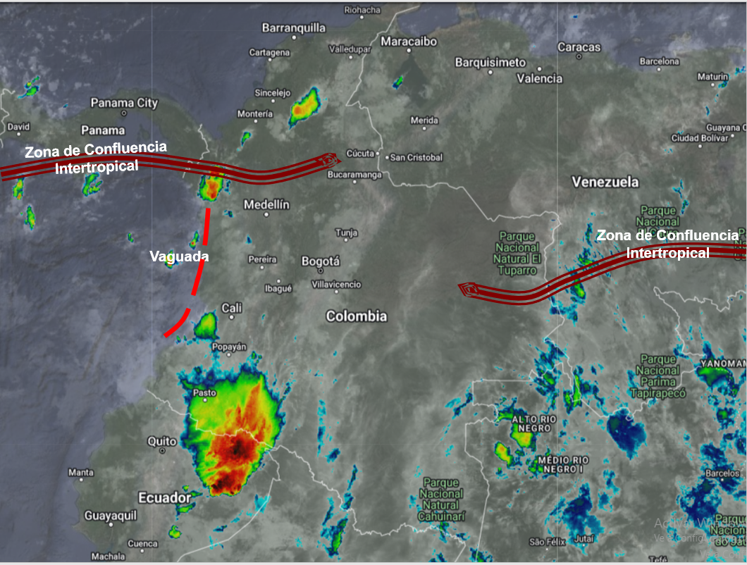 Pronóstico meteorológico Colombia para el fin de semana 03 y 04 de ...